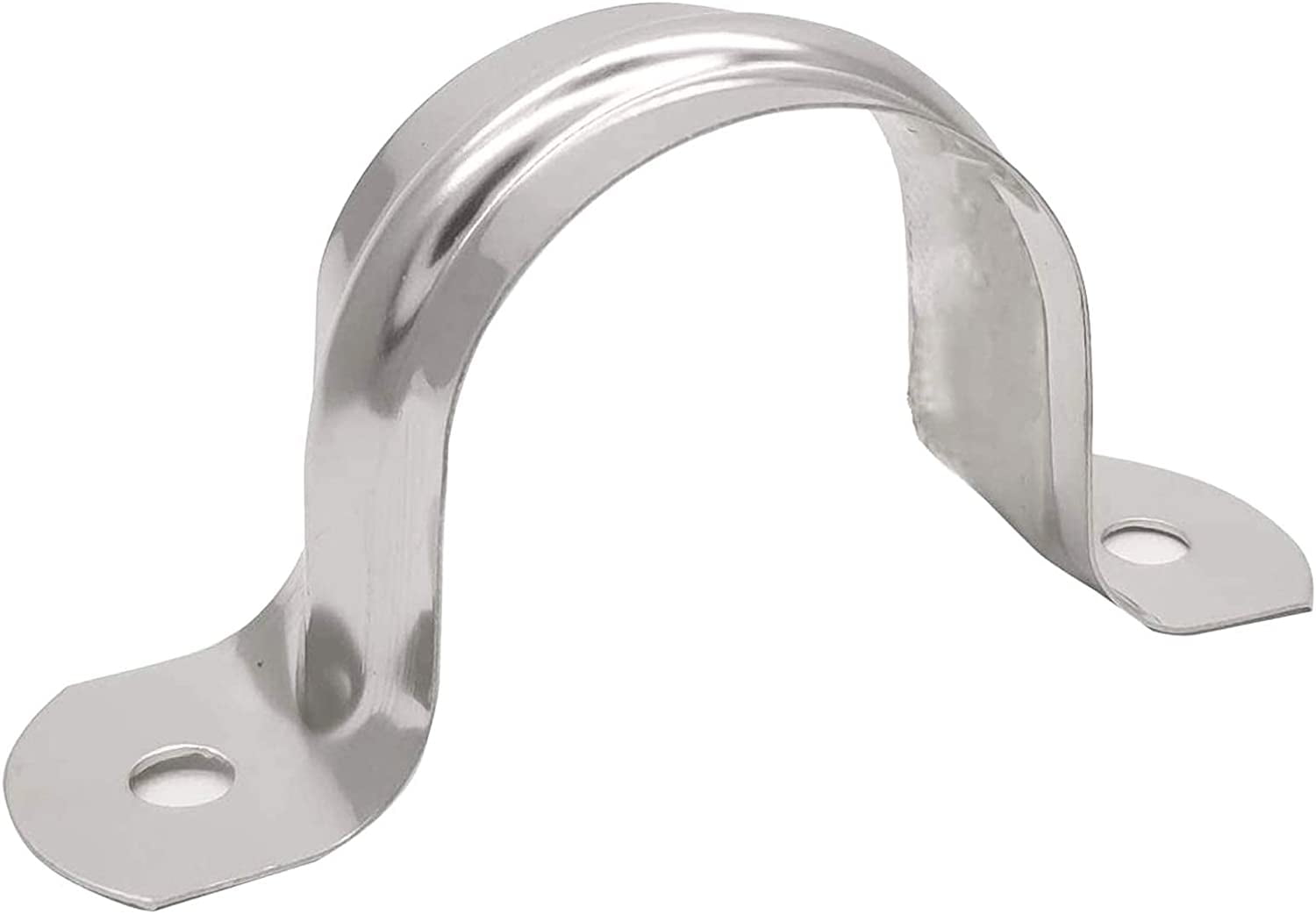 30 Pcs 1inch Rigid Pipe Strap,Two Hole Stainless Steel Strap U Bracket ...