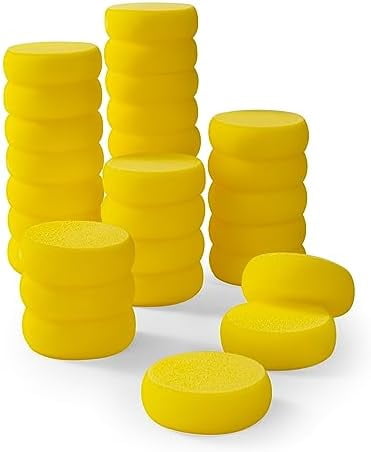30 Pcs 2.9 inch Small Sponge Round Synthetic Artist Sponges Watercolor ...