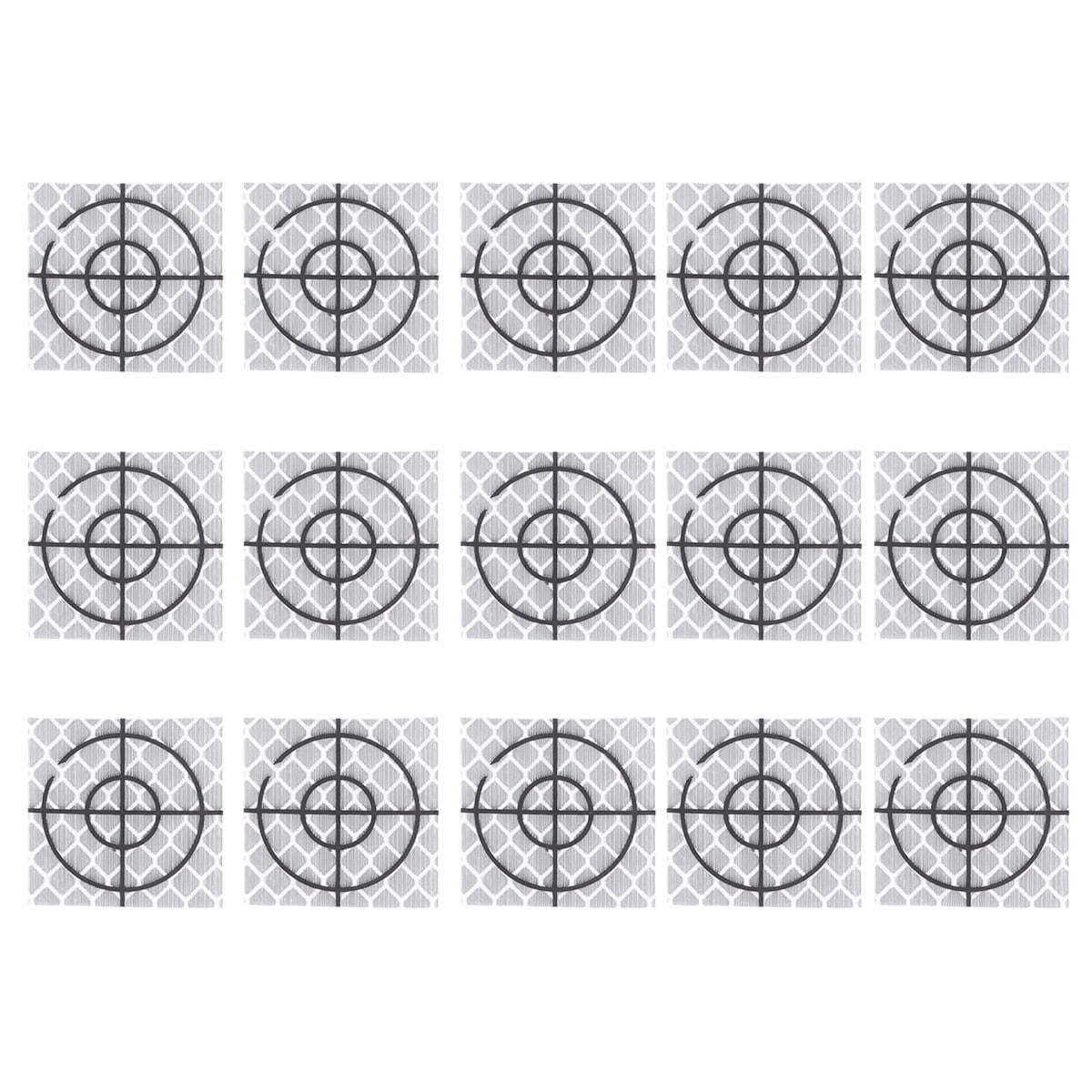 30 Pcs 20x20mm Electronic Total Station Reflector Self-adhesive Film ...