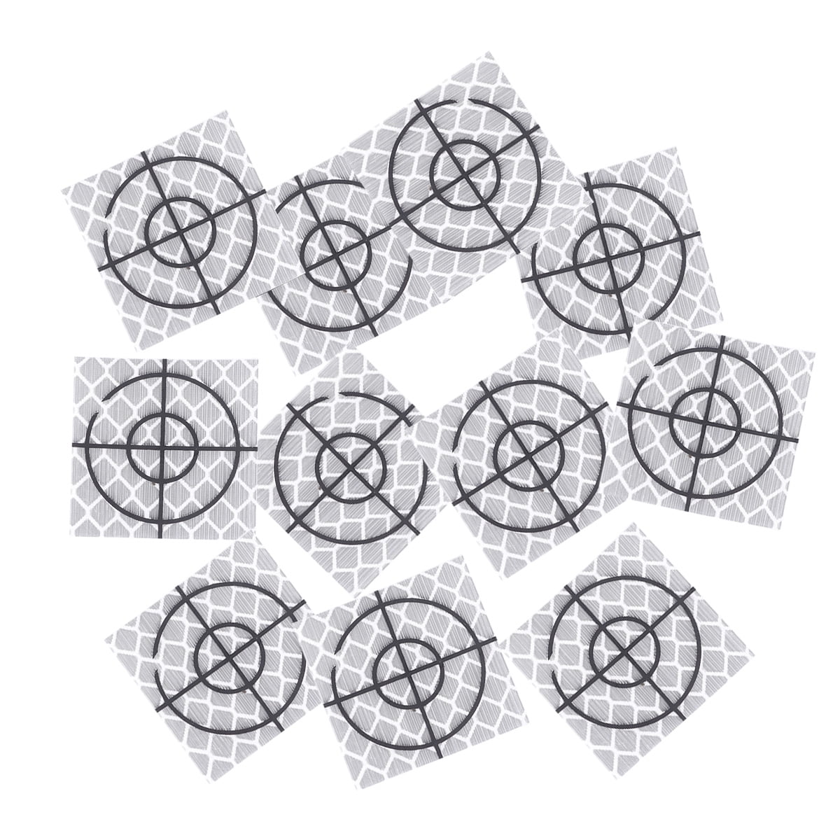 30 Pcs 20x20mm Electronic Total Station Reflector Self-adhesive Film ...