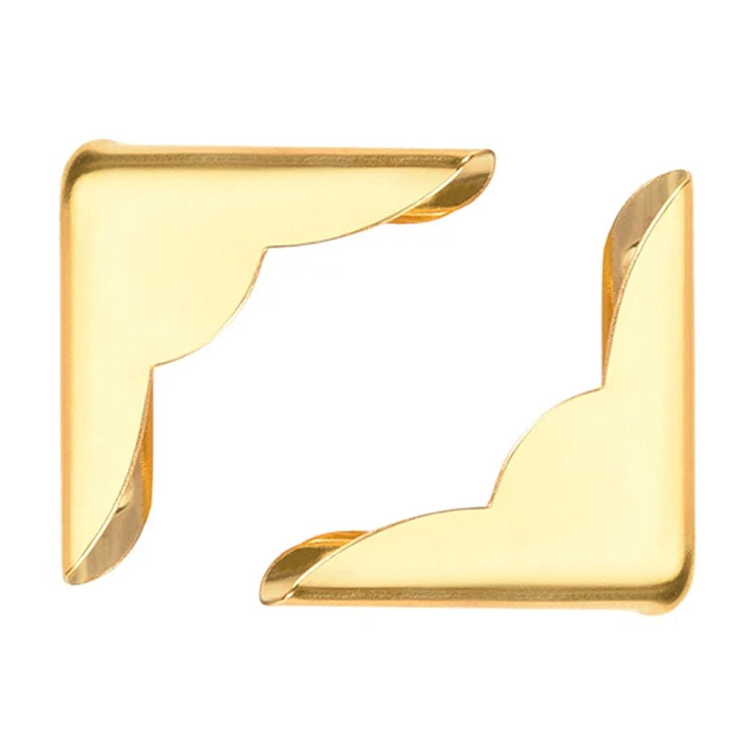 30 Pcs 22 X 22 X 6Mm Metal Book Corner Protectors Edge Cover Guard Gold ...