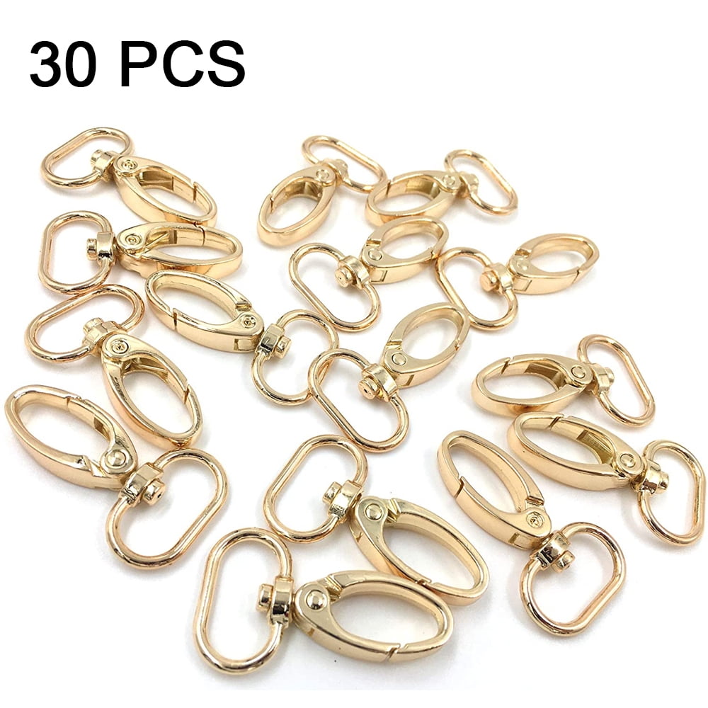 30 Pcs 25 Mm Inside Diameter Oval Ring Lobster Clasp Claw Swivel For ...