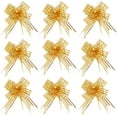 30 Pcs 3.6 Inches Pull Bows Gift Wrap Present Wrapping Bow with Ribbon ...