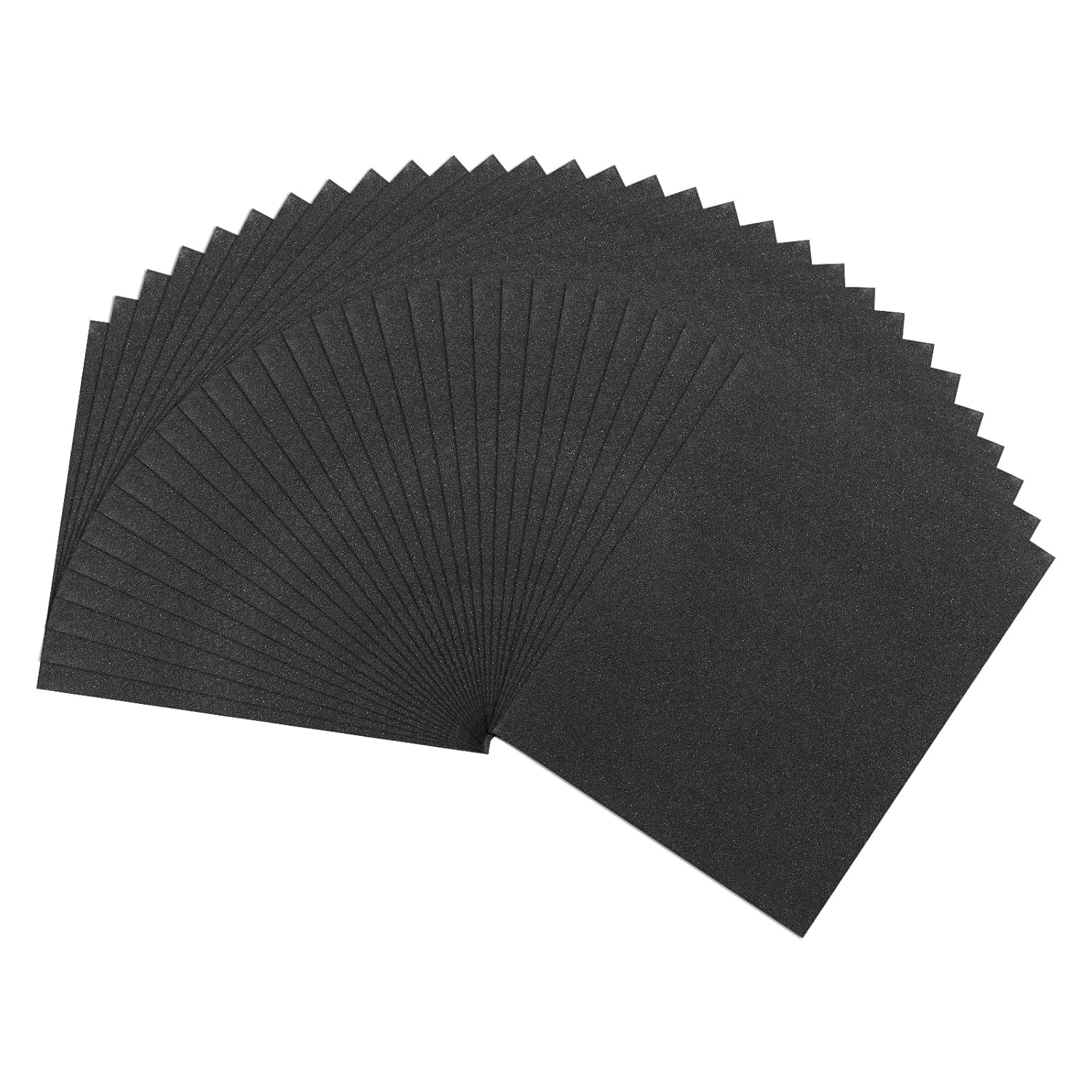 30 Pcs 320 Grit Sandpaper, 4.5 x 5.5 Inch Sand Paper Silicon Carbide ...