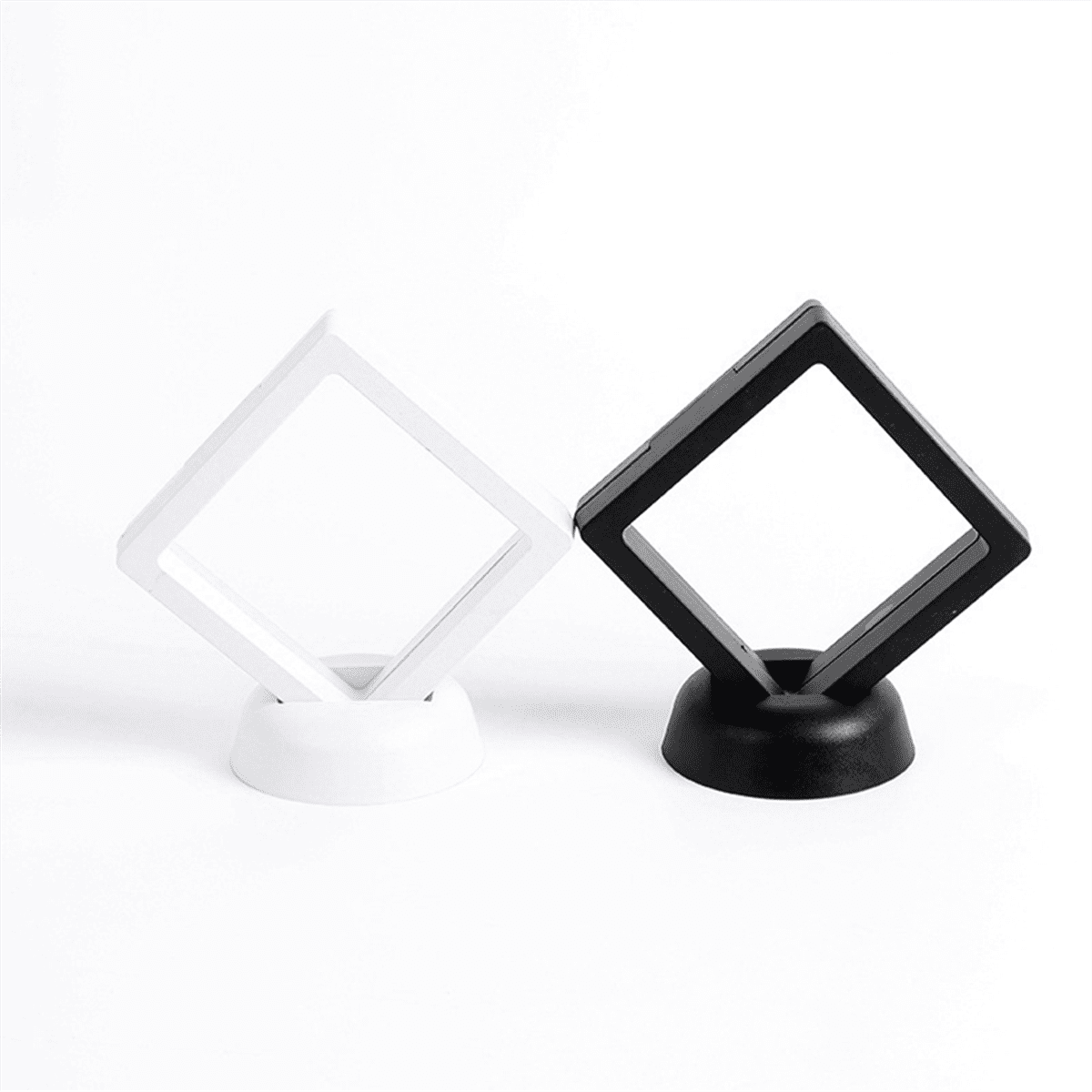 30 Pcs 3D Floating Coin Display Frame Stand Storage Boxes for Jewelry ...