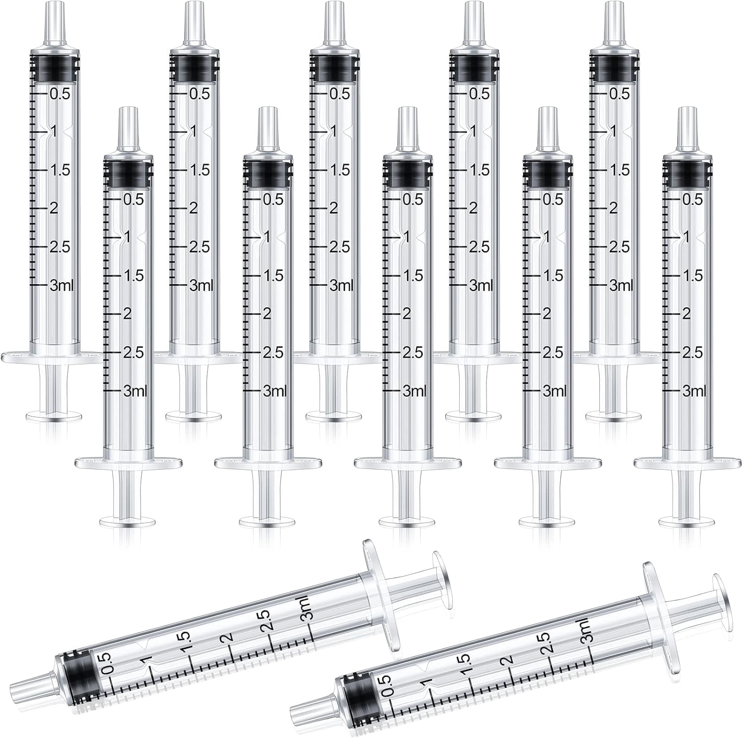30 Pcs 3ml Liquid Syringe Pet Feeding Plastic Syringes Dog Oral Food ...