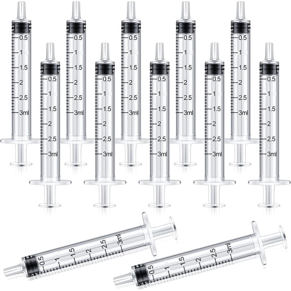 30 Pcs 3ml Liquid Syringe Pet Feeding Plastic Syringes Dog Oral Food ...