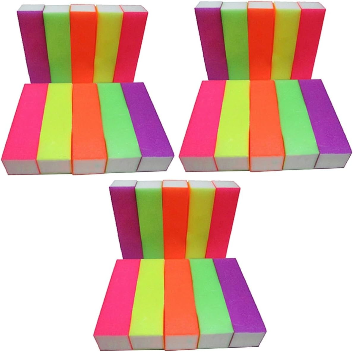 30 Pcs 4 Way Nail Buffer Toenail Manicure Buffer Block Electric Nail ...