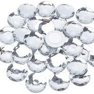 John Bead 200-Piece 20mm | Crystal AB Acrylic Round Flat Back ...