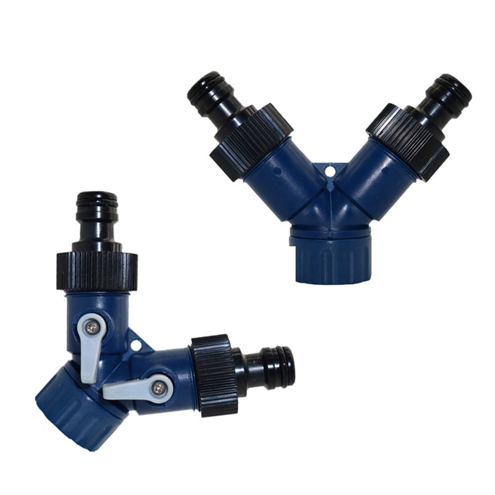 30 Pcs Agriculture Watering 2-way Connector With Water Valve For G 3/4 ...