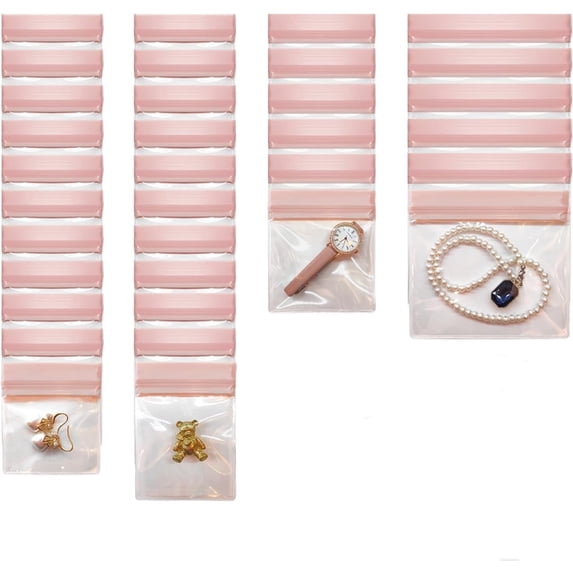 30 Pcs Anti Tarnish Jewelry Bags for Travel & Storage, Assorted Sizes ...
