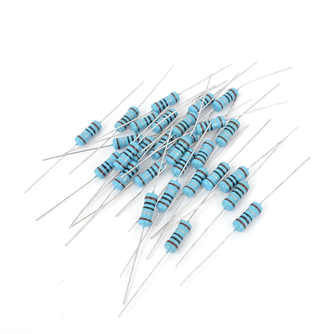 30 Pcs Axial 1W 1% Tolerance 1 Ohm Flameproof Metal Film Resistor ...