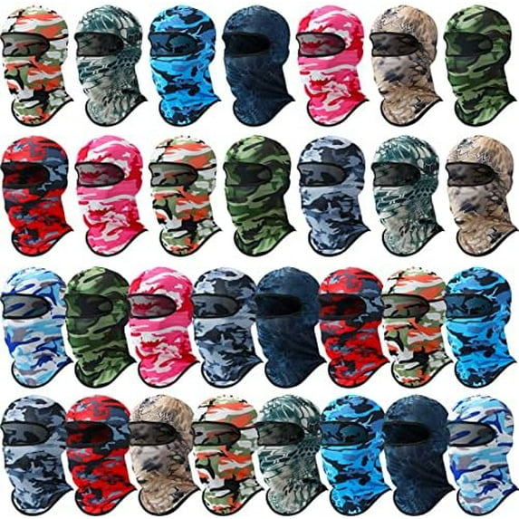 30 Pcs Balaclava Ski Face Mask Full Face Cover Mask UV Protection ...