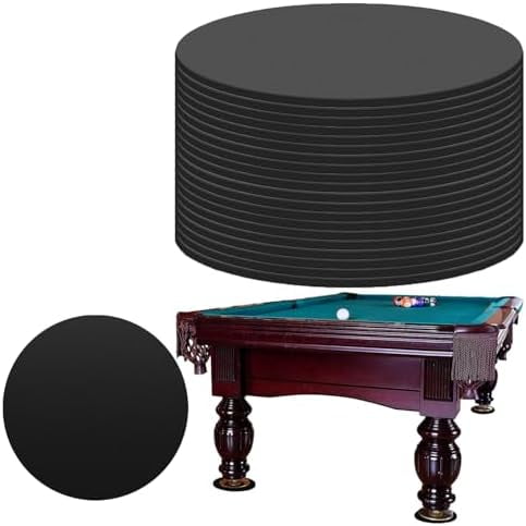 30 Pcs Billiard Pool Table Leg Shims, 3" Diameter Rubber Pool Table ...
