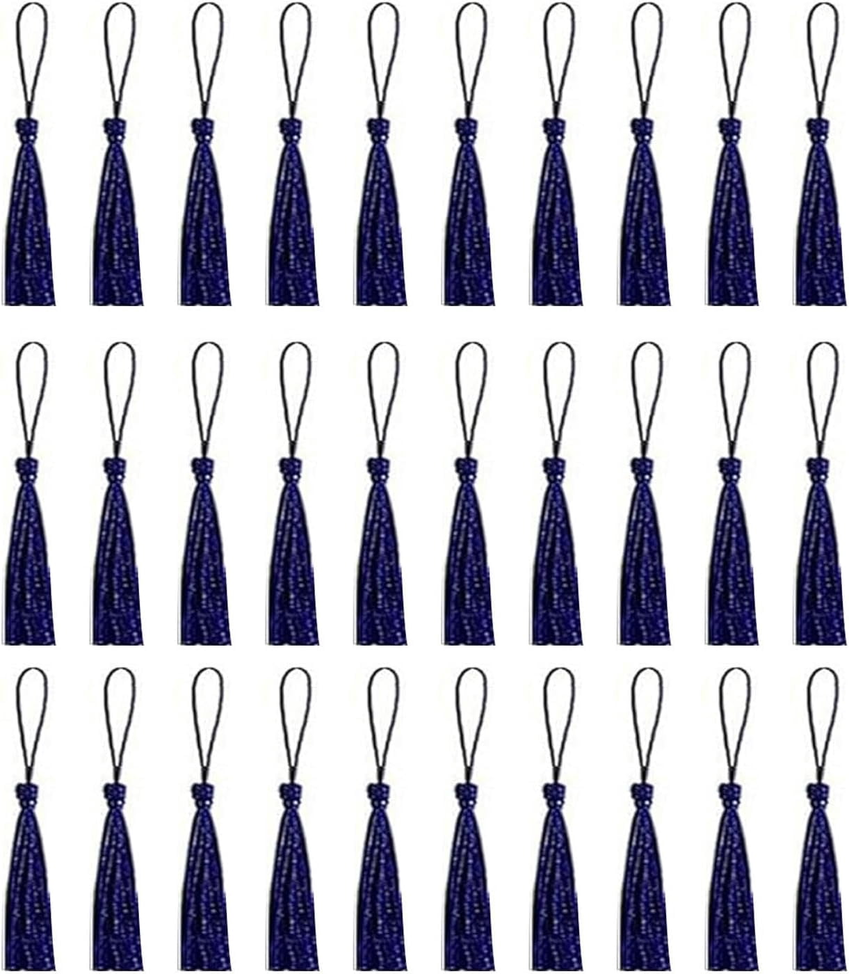 30 Pcs Bookmark Tassels - Silky Mini Tassels for Handmade Bookmarks ...