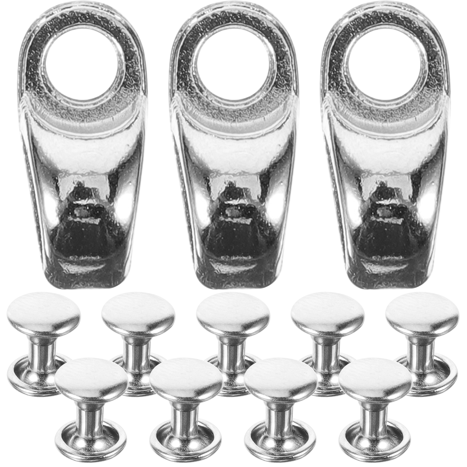 Masteelf 30Pcs Alloy Iron Double Hole Design Boot Eyelet Repair Kit for ...
