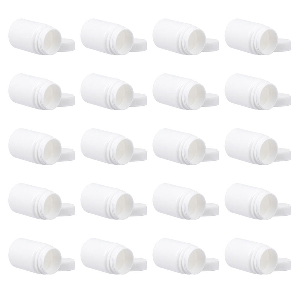 30 Pcs Bottles Sensory Medicine Bags for Travelling Medication White ...