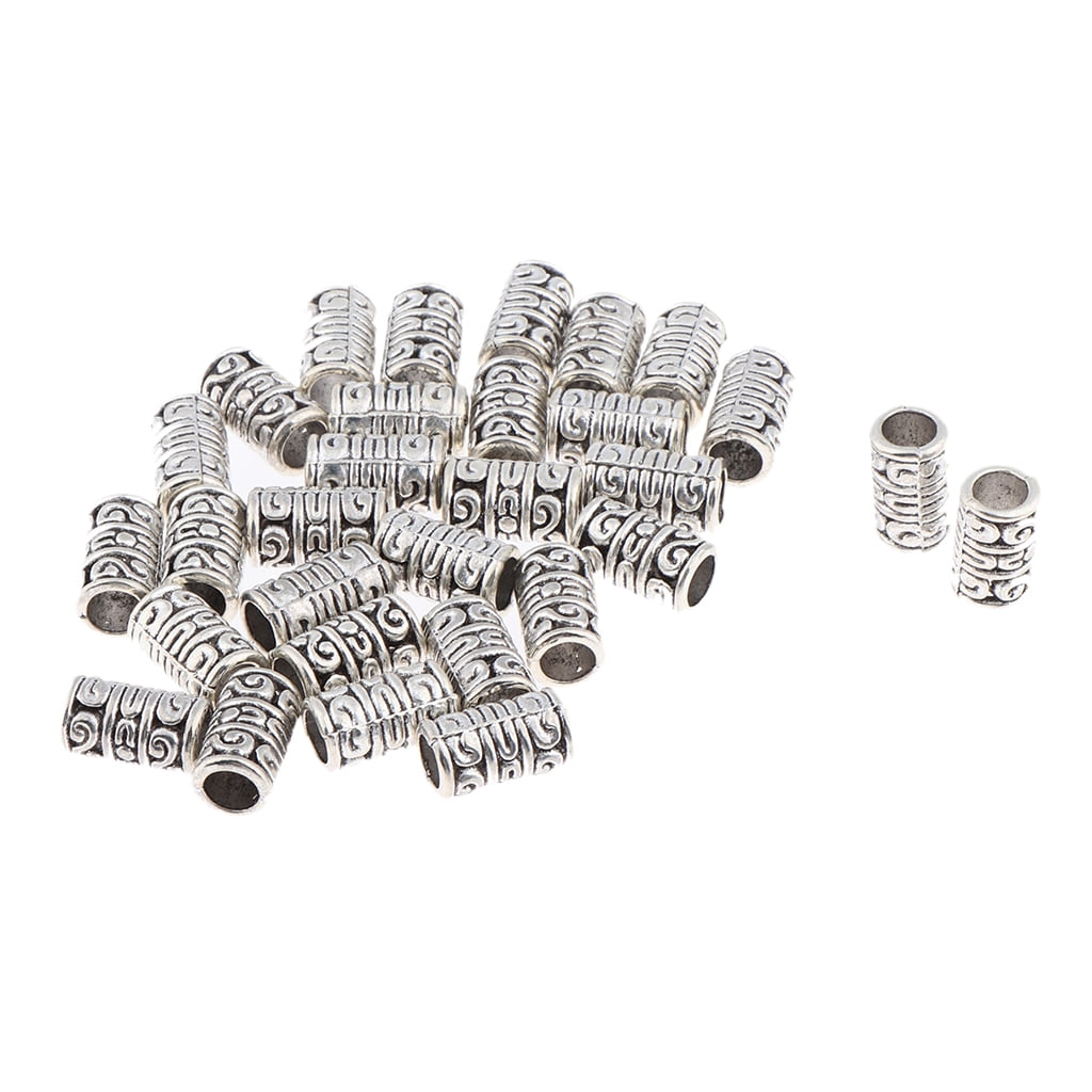 30 Pcs Braiding Rings Dreadlock Dread Beads Hair Accessories Fashion ...