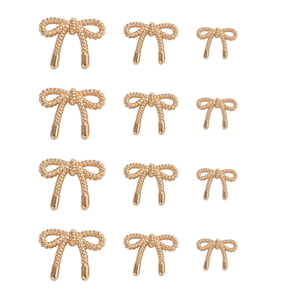30 Pcs Button Crafts Bow Buttons for Sewing Black Child Golden ...