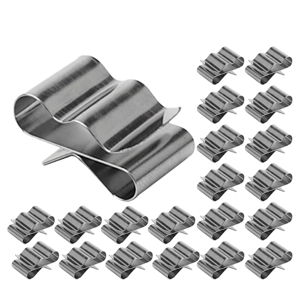 30 Pcs Cable Clamp Trailer Wire Clips Stainless Steel Wire Clips ...
