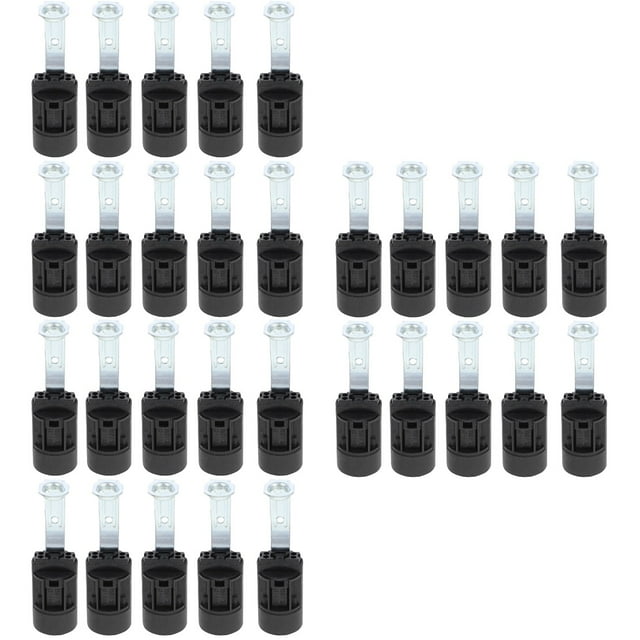30 Pcs Candle Lamp Base Sockets Light Bulb Holders Candelabra Base ...