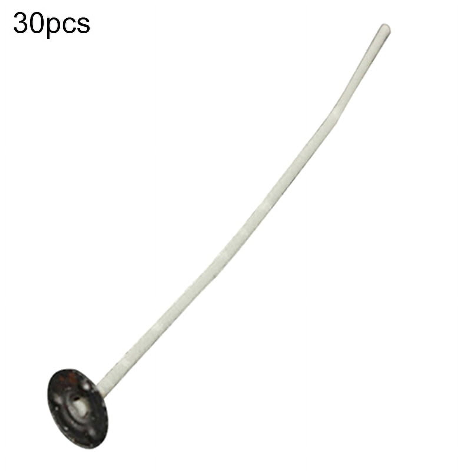 30 Pcs Candle Wicks Cotton Core Waxed Wick with Sustainer for Candle ...