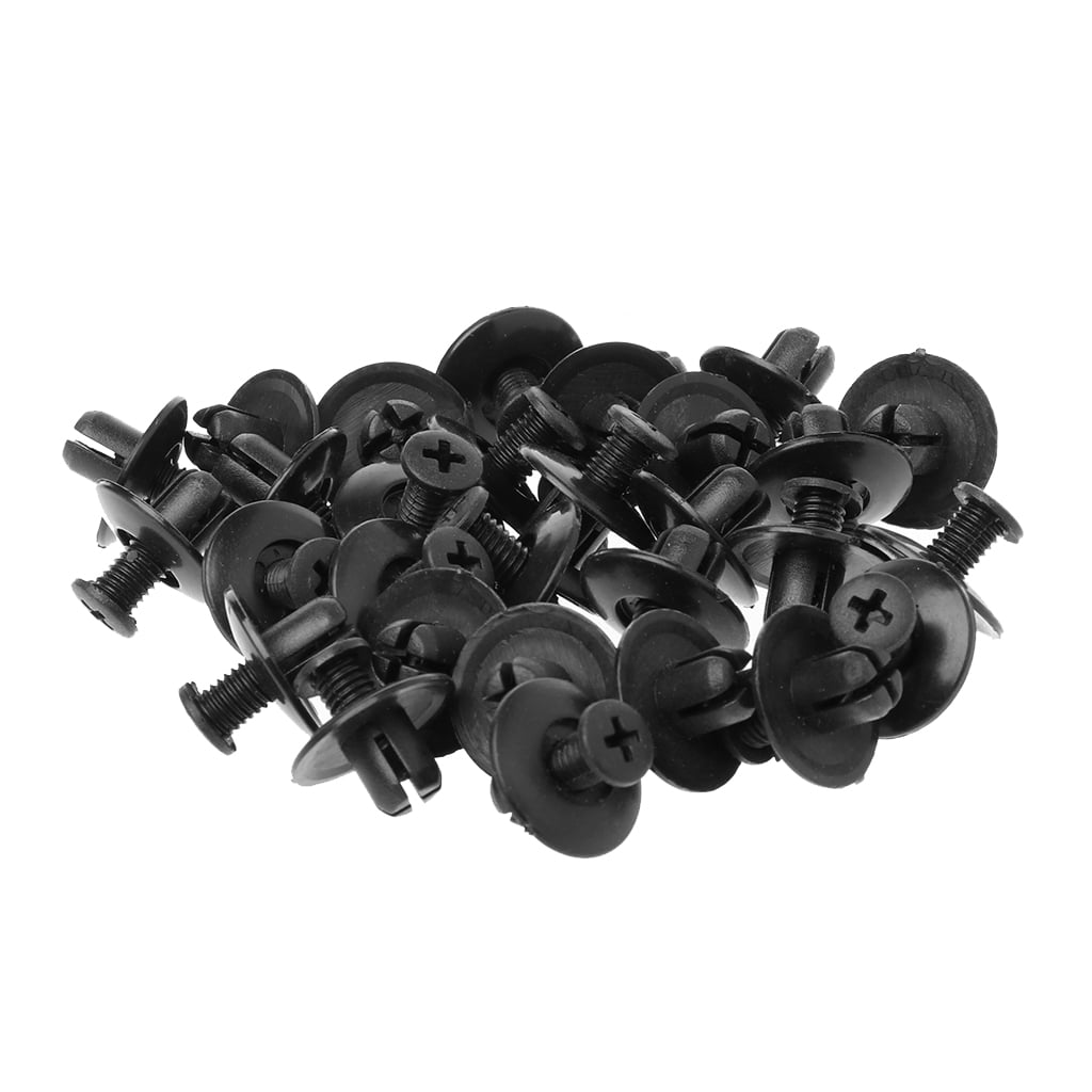 30 Pcs Car 8mm for Fender Splash Guard Retainer Clip Fastener For for ...