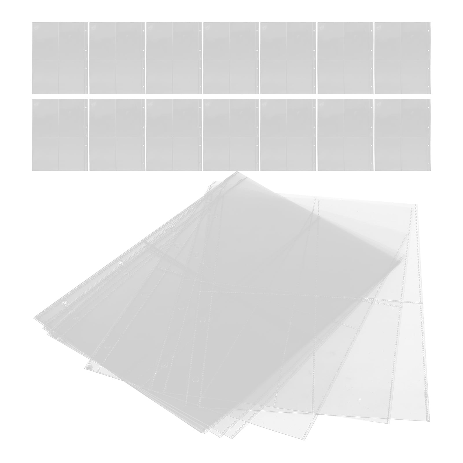 30 Pcs Card Book Collection Refill Binder Cards Bookmarks Transparent ...