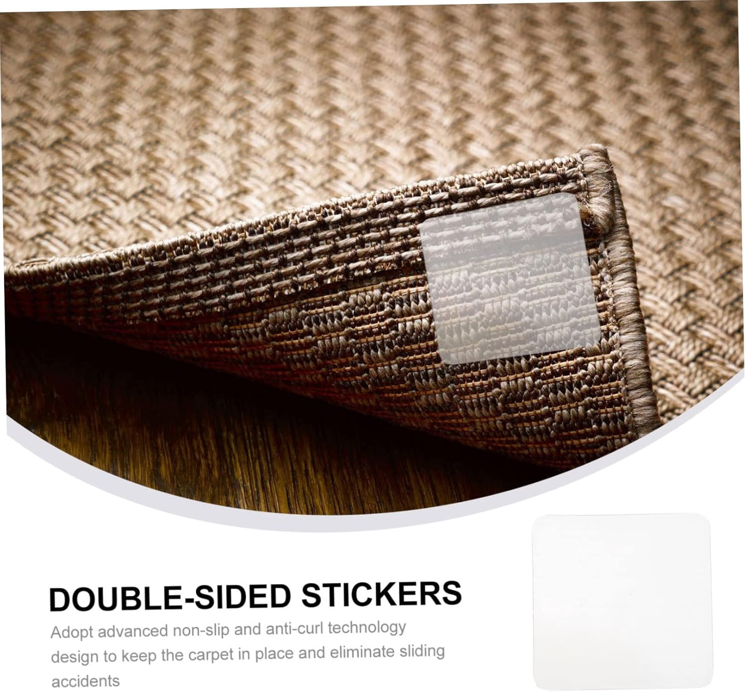 30 Pcs Carpet Stickers Floor Stickers Non Skid Rug Pad Rug Tapes ...