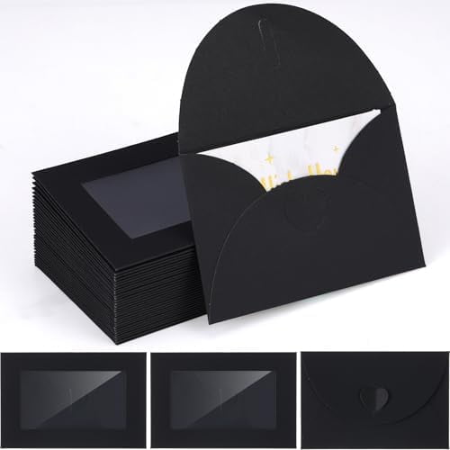 30 Pcs Christmas Window Gift Card Envelopes 4 x 2.8 Inch Gift Card ...