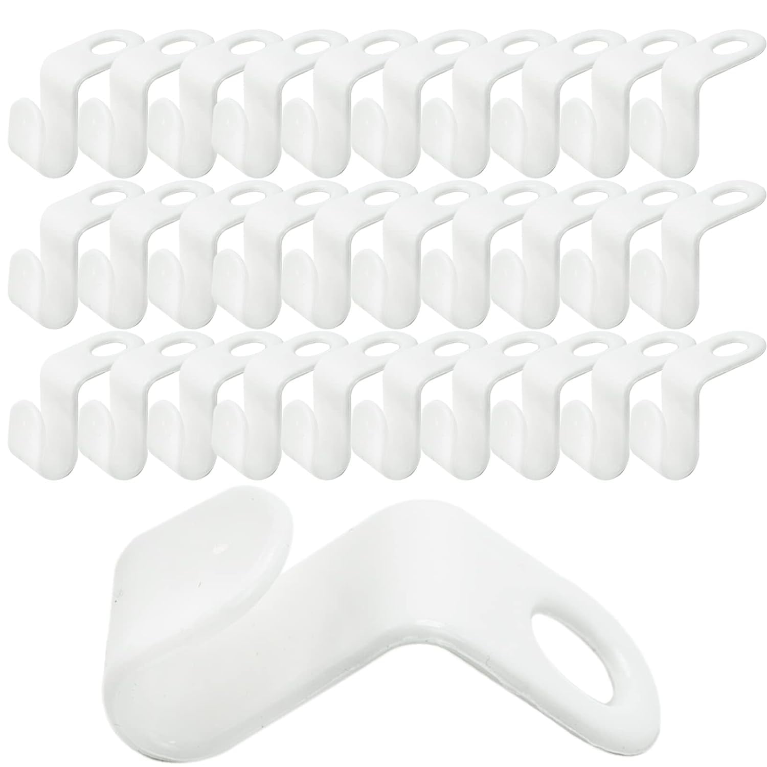 30 Pcs Clothes Hanger Connector Hooks, Space Saving Clothes Hook Multi ...