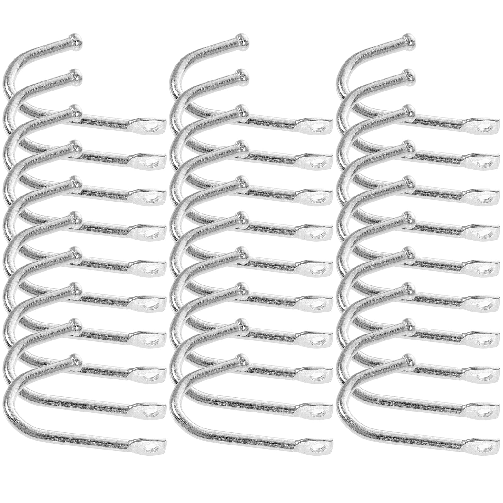 30 Pcs Wire Coat Hook Hooks for Plaster Walls Hanger Retro Decor Child ...