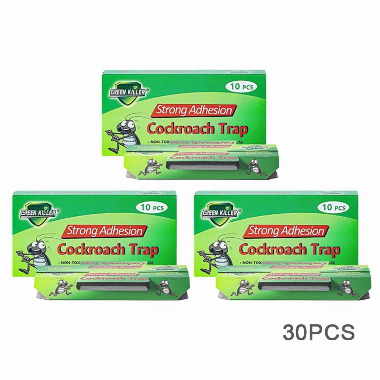 30 Pcs Cockroach Trap Sticky Pads – Non-Toxic, Disposable for Kitchen ...