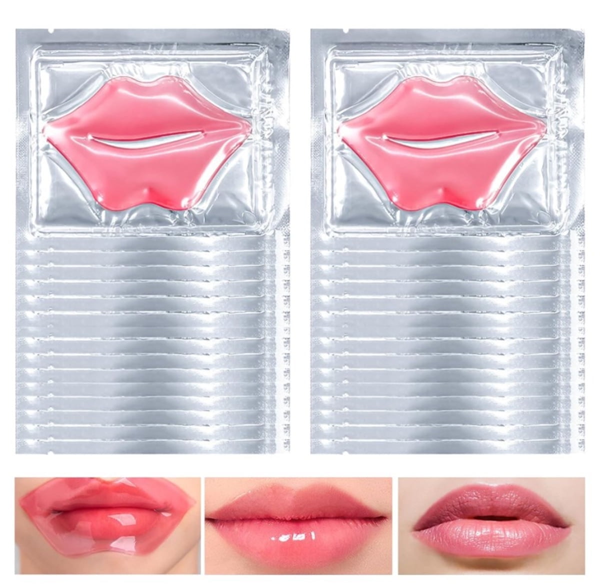 30 Pcs Collagen Crystal Lip Mask,Moisturizing Lip Patches,Lip Care Gel ...