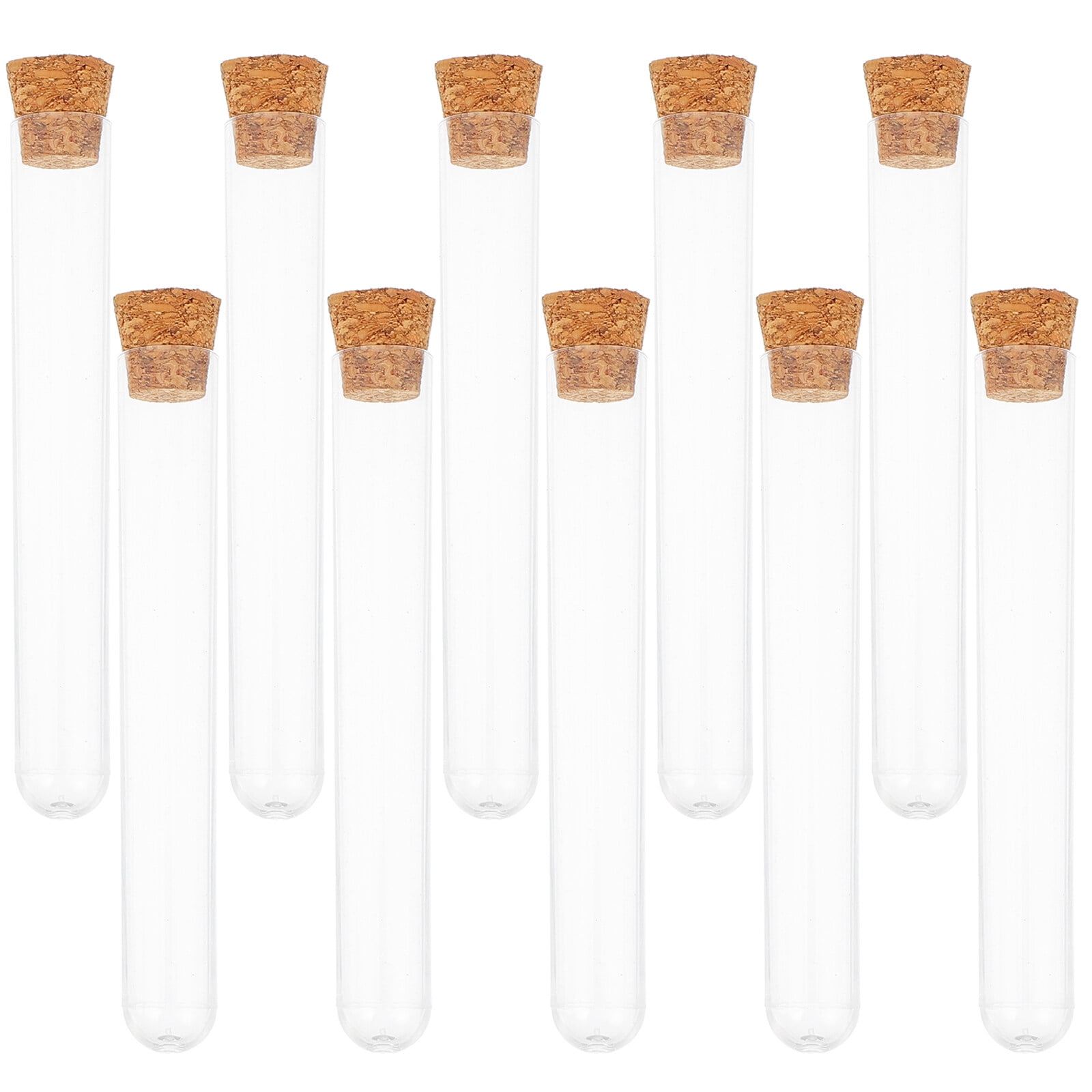 30 Pcs Containers with Lids Test Tubes Wooden Plug Cork Moisture ...