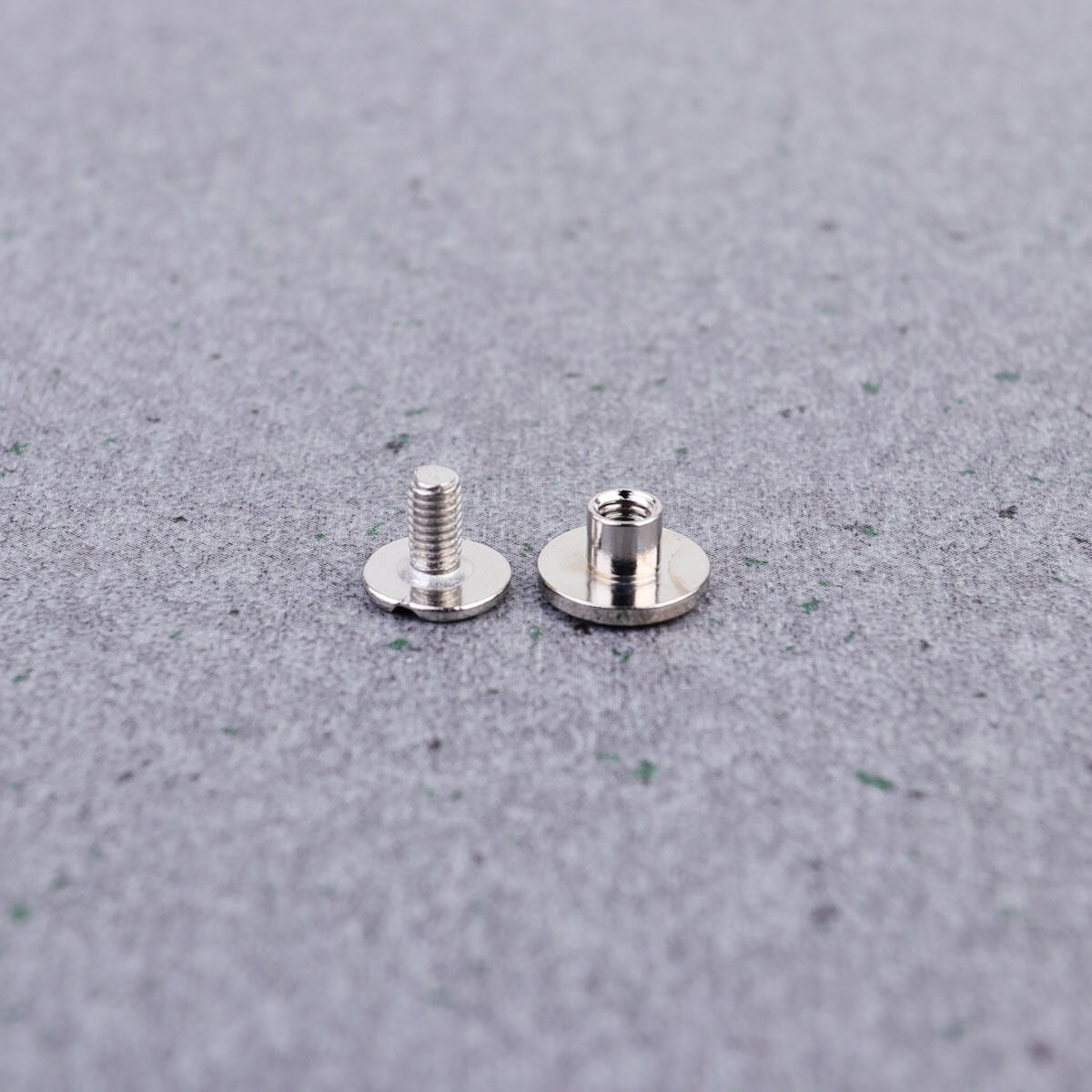 30 Pcs Copper Flat Head Screws Flat Fastener Belt Harness Nail Rivets ...