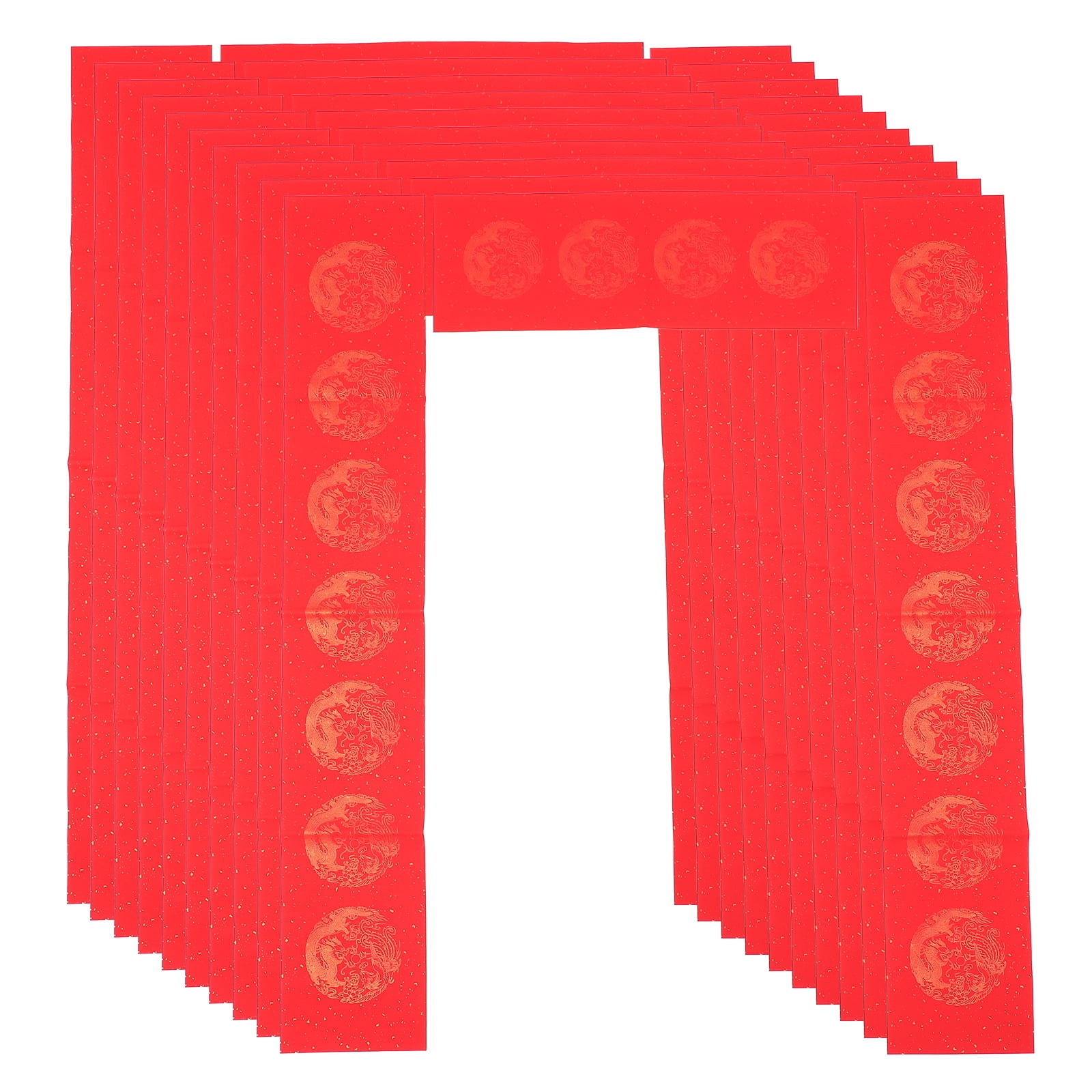30 Pcs Couplet Paper Rice Paper Blank Couplet Calligraphy Paper ...