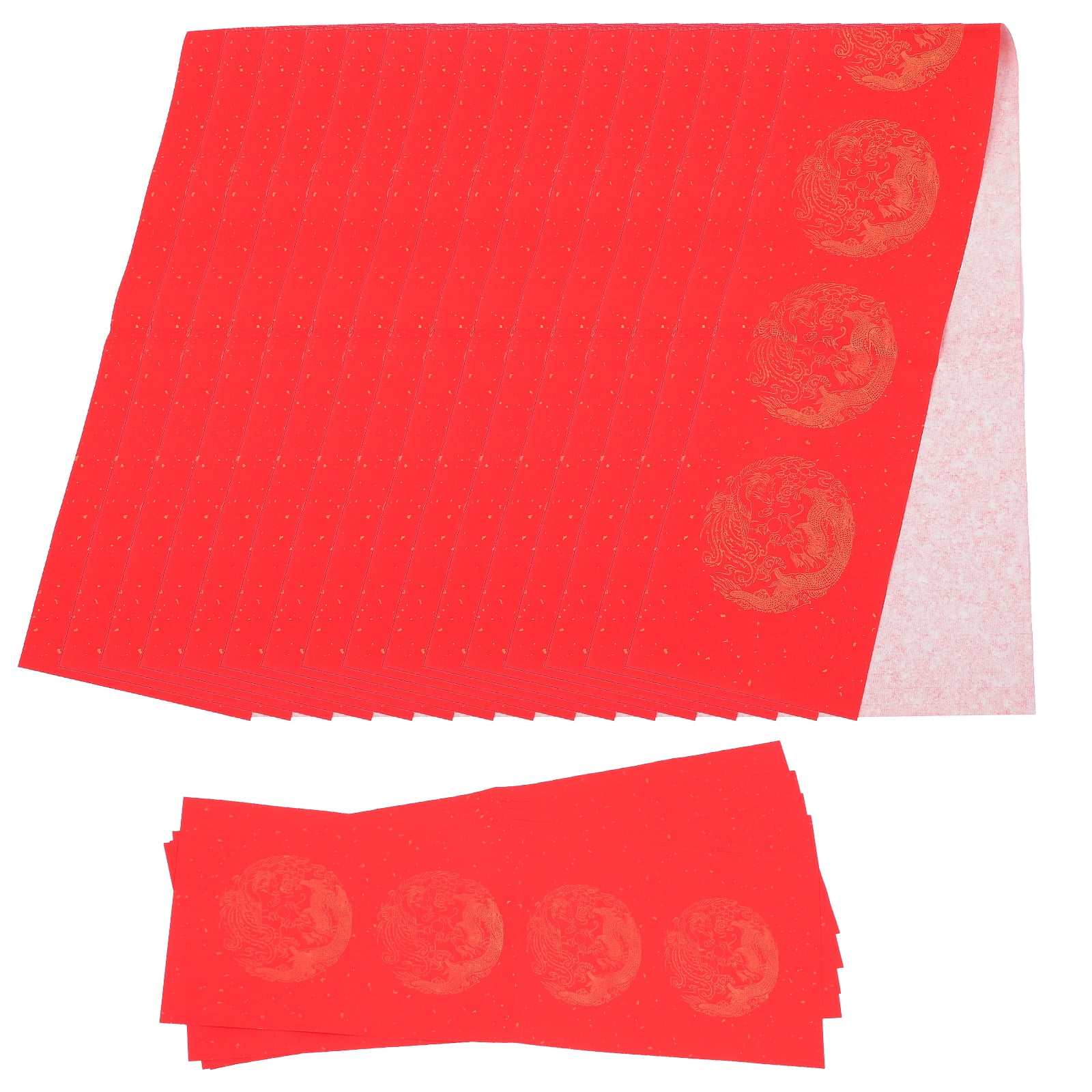 FELTECHELECTR Spring Festival Couplets Xuan Paper 30Pcs 13.8X9.1X0.04In ...