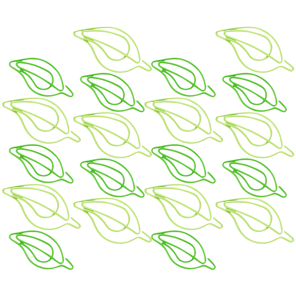 30 Pcs Creative Paper Clip Document Clips Fold Folder Office - Walmart.com