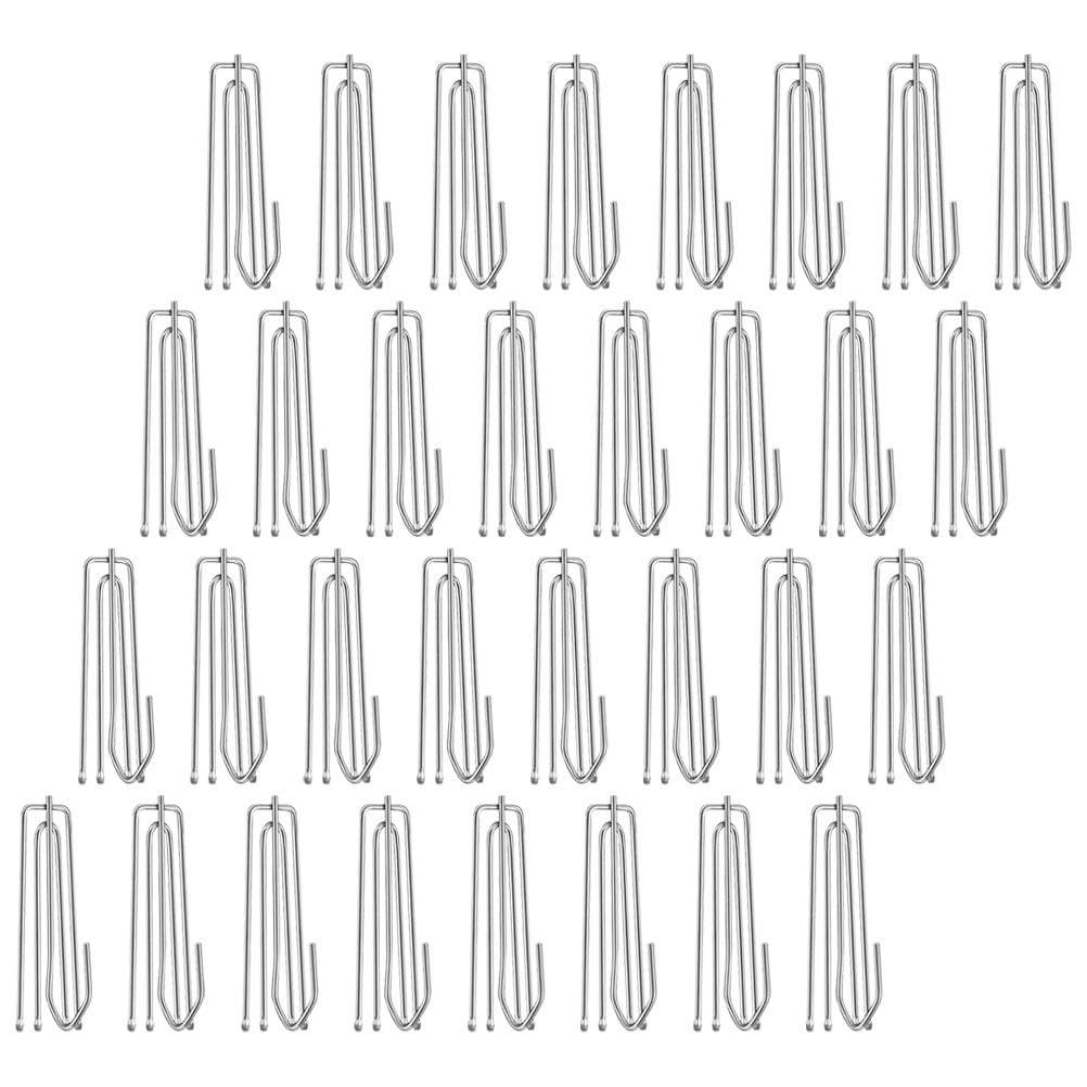 30 Pcs Curtain Hook Pleated Hooks for Drapes Window Drapery An Fittings ...