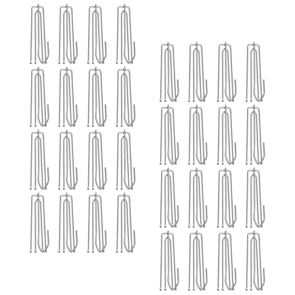 30 Pcs Curtain Hook Pleater Hooks Drape for Curtains Rid Bathroom ...