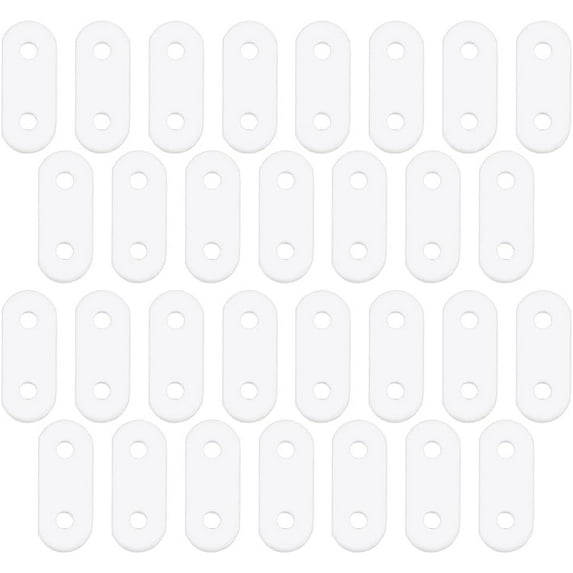 30 Pcs Curtain Weights 17G White Iron Drapery Weights Curtain Hem ...