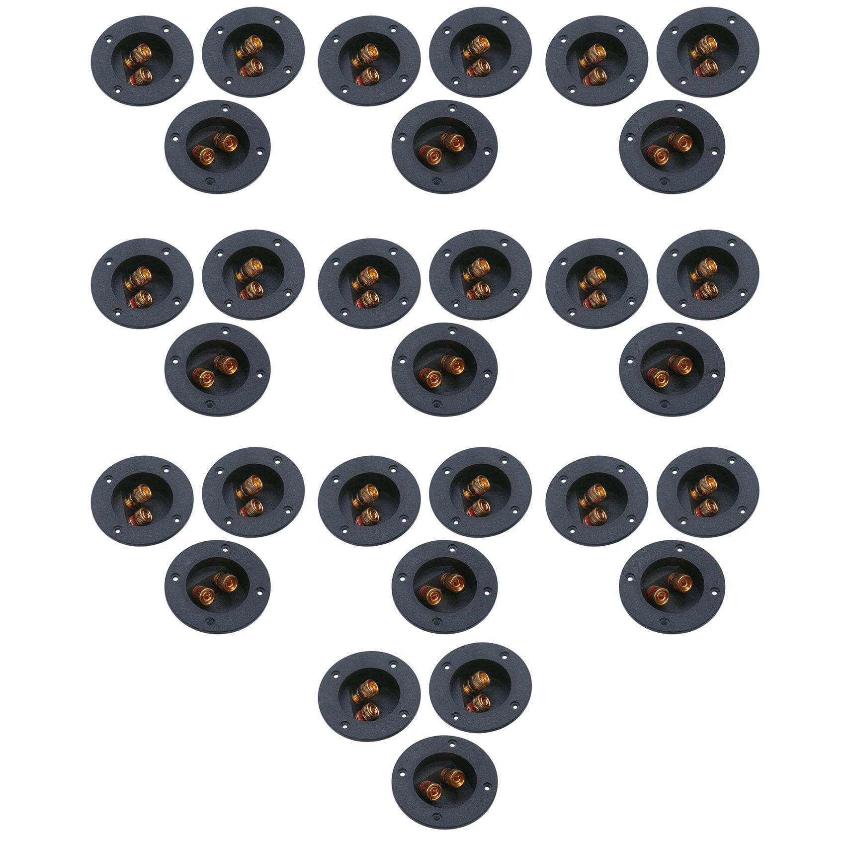 30 Pcs DIY Home Car Stereo 2-Way Speaker Box Terminal Binding Post ...