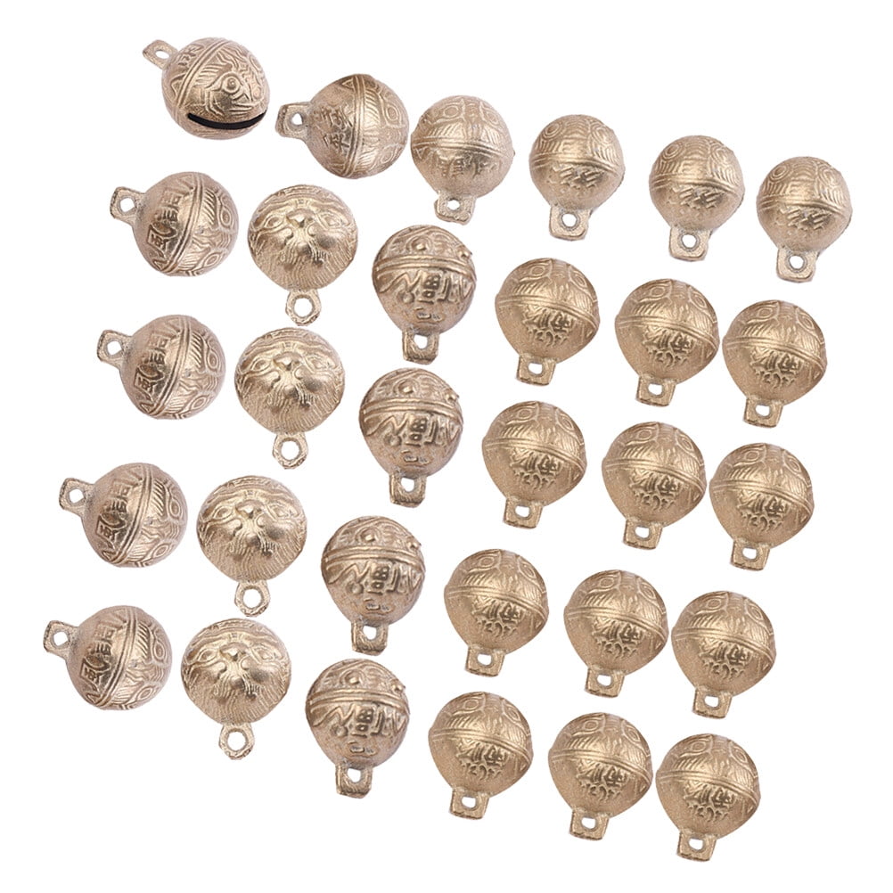 30 Pcs Decorative Bells for Crafts Door Ringer Items DIY Wind Chime ...