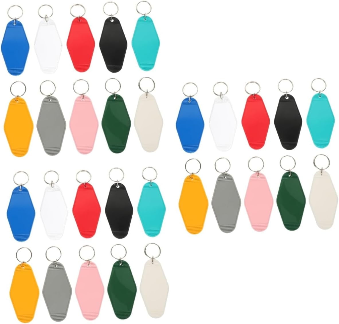 30 Pcs Diamond Listing Plastic Keychain Plastic Tags Airplane Keychain ...