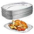 30 Pcs Disposable Serving Plates Aluminium Foil Pans Serving Dishes ...