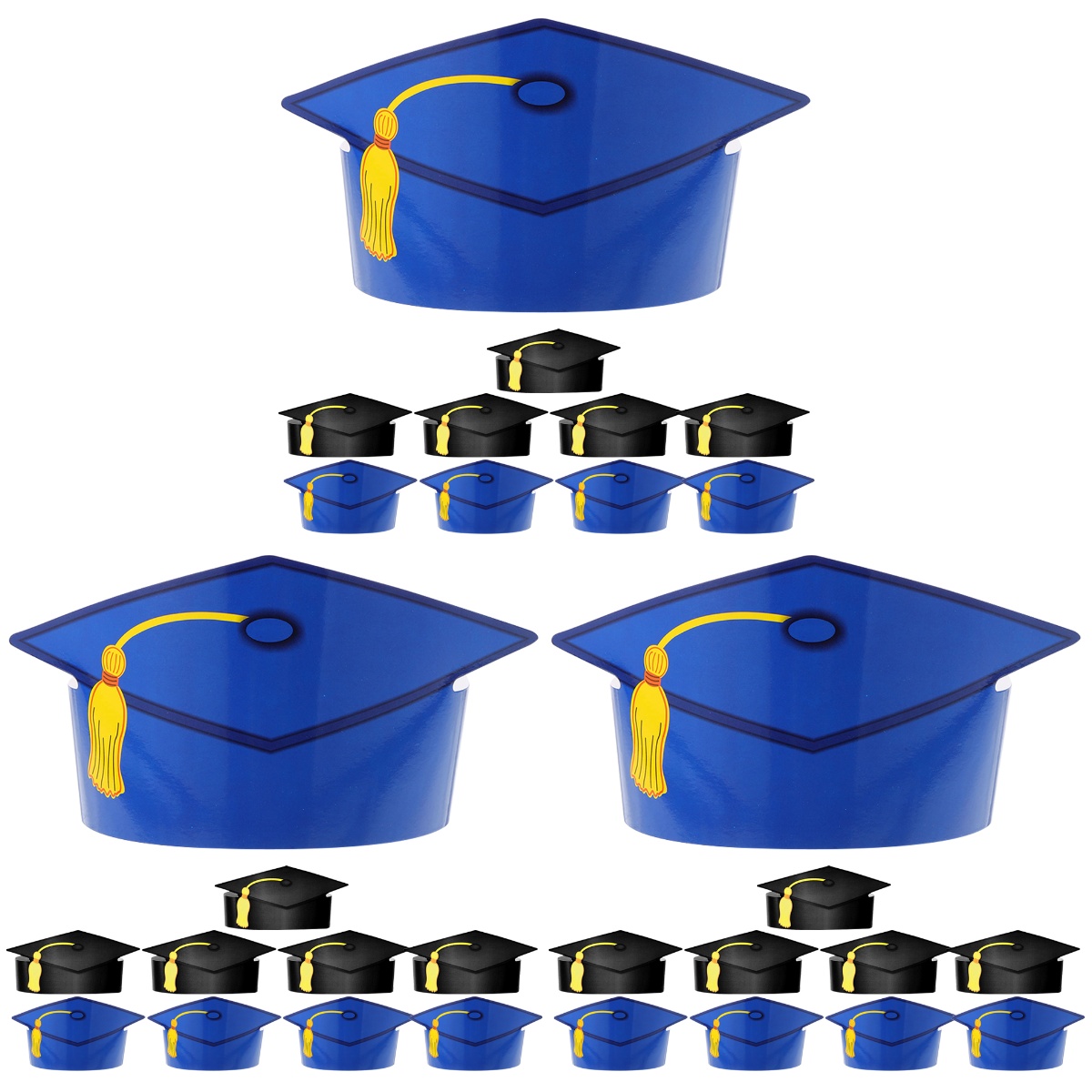 30 Pcs Doctor Paper Hat Has Head Band Graduation Hat Graduation Decors ...