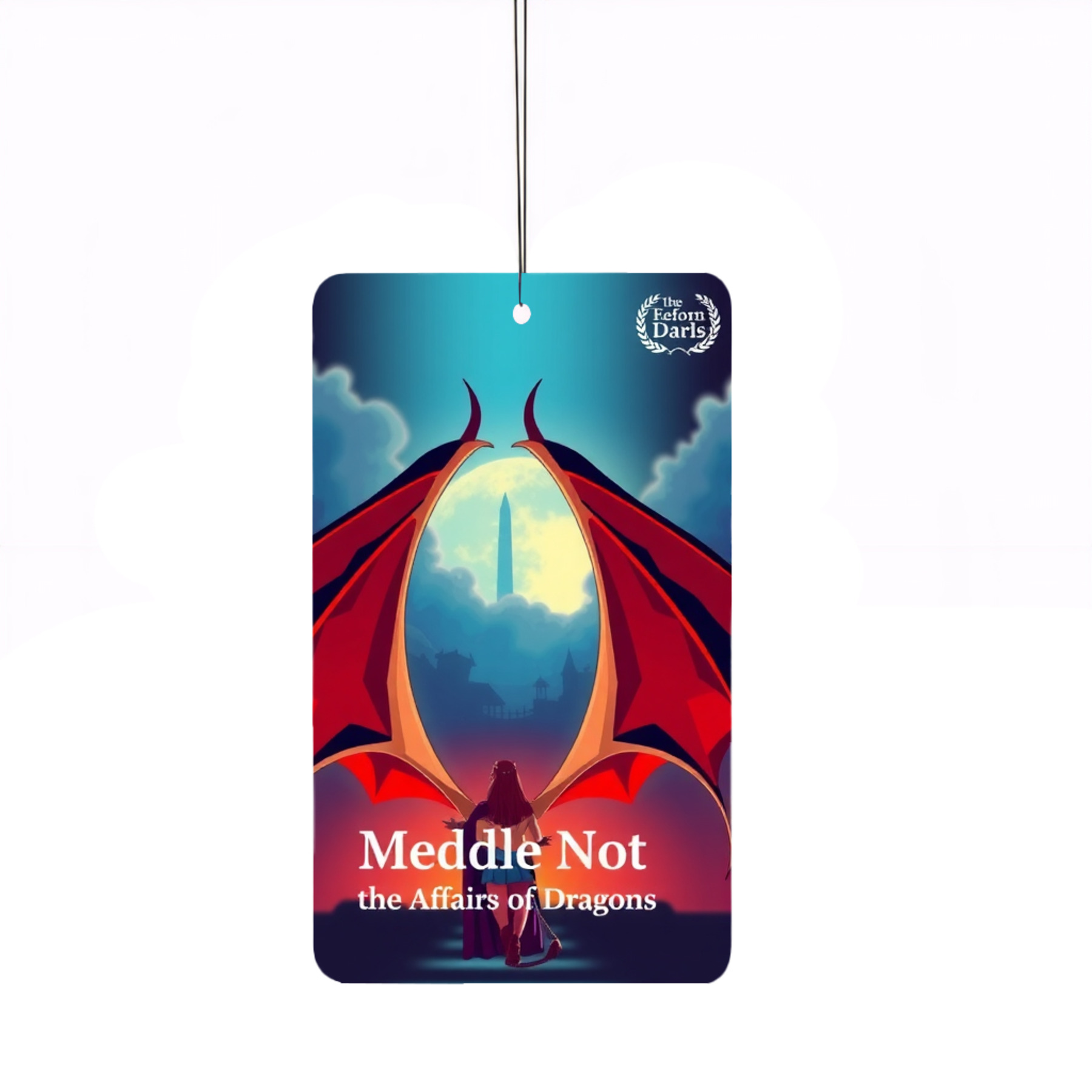30 Pcs Dragon Wings Air Fresheners for Car - Enchanting Red & Blue ...