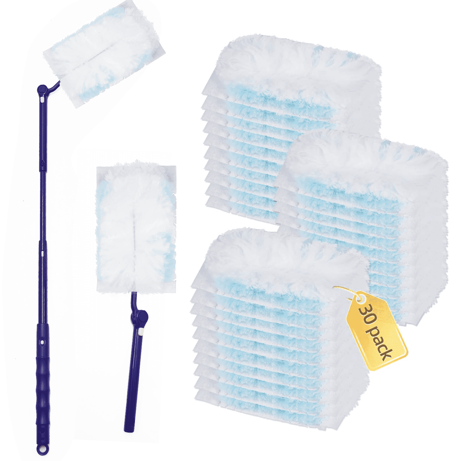 30 Pcs Duster Refills, Disposable Refills Compatible with Swiffer ...