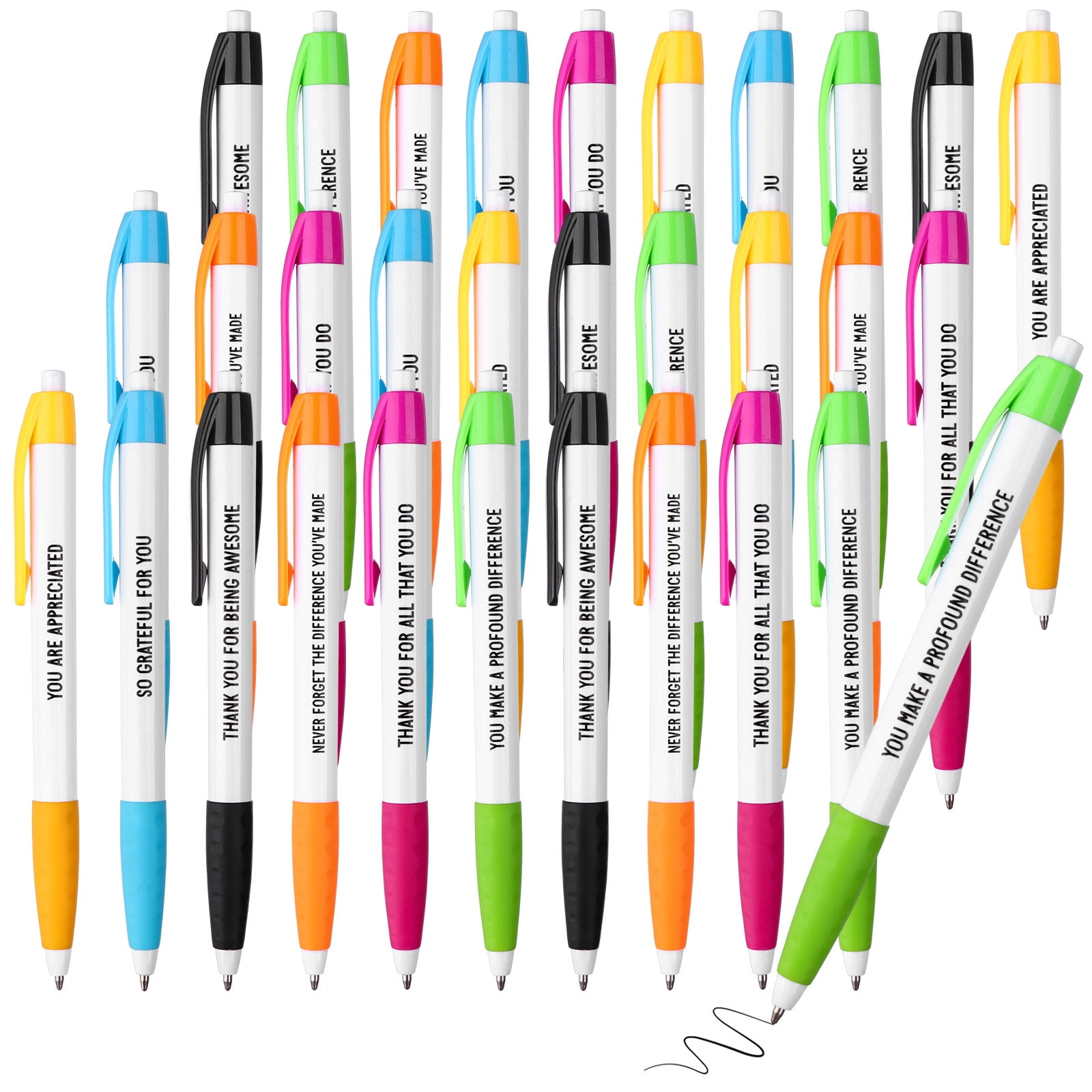 30 Pcs Employee Appreciation Gifts Thank You Ballpoint Pens ...